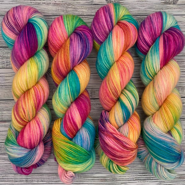 Rainbow Yarn - Etsy