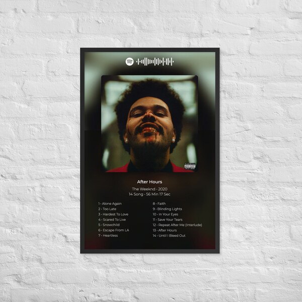 The Weeknd Poster - Etsy