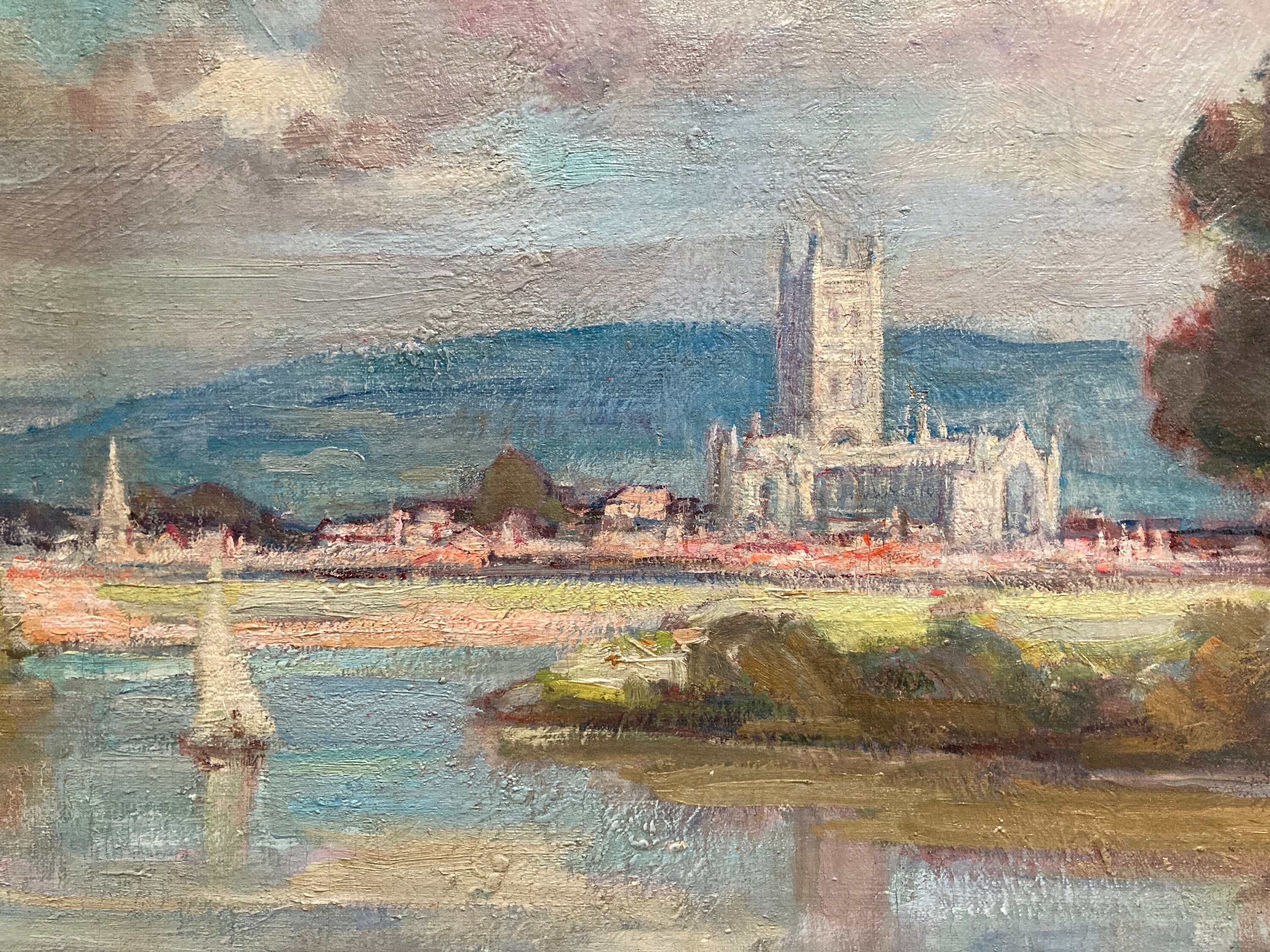 River by the Church | Signed, A. E. Bottomley (1873-1950 ...