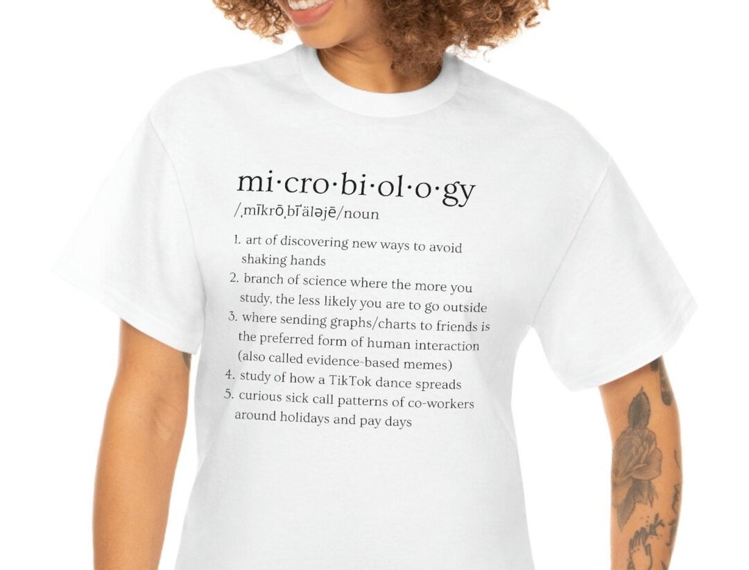 Microbiology Funny Tee Germaphobe Shirt Virology Funny Tshirt Anti Germ ...