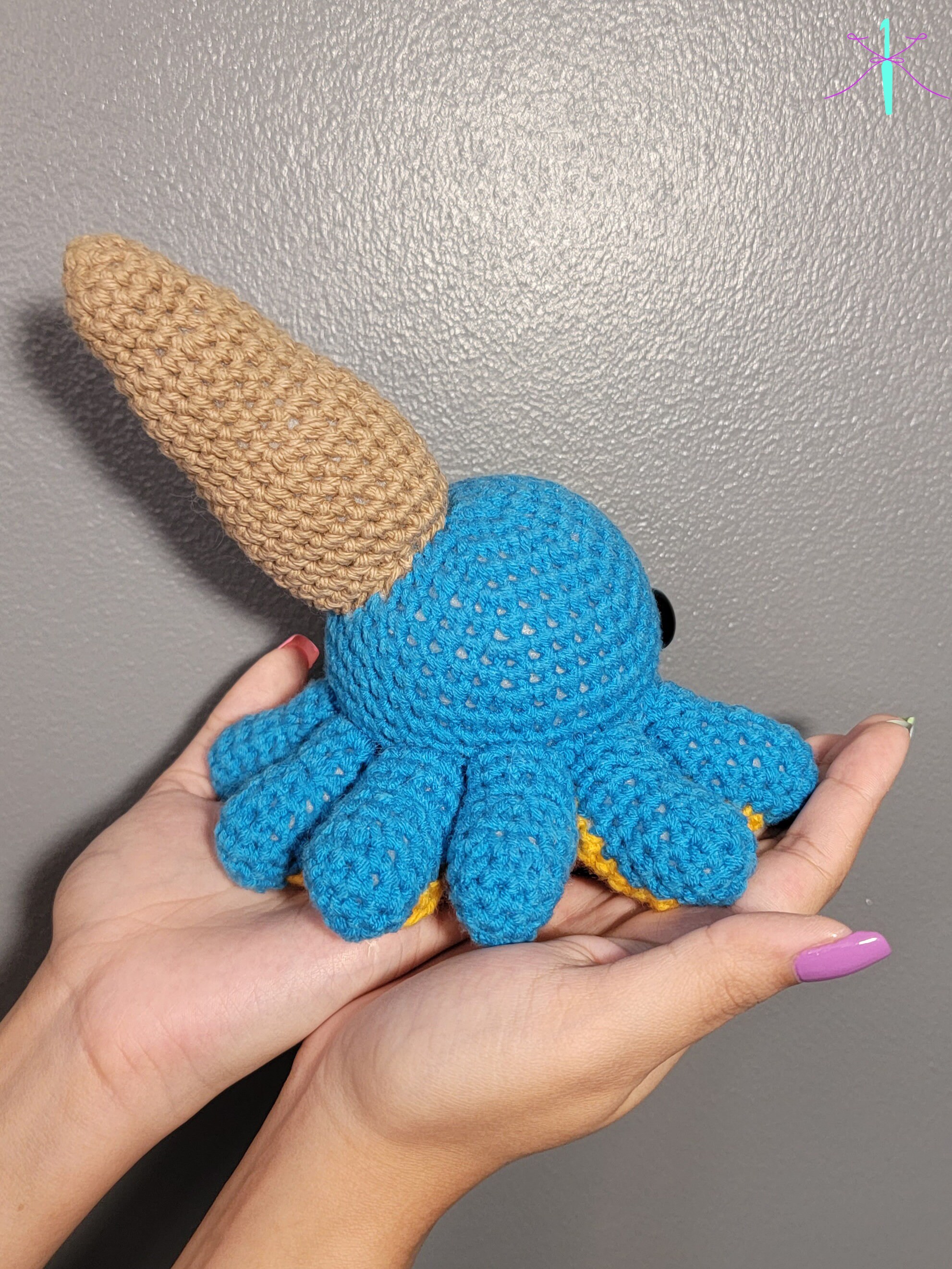 Samuel the Octopus Ice Cream Crochet PATTERN - Etsy