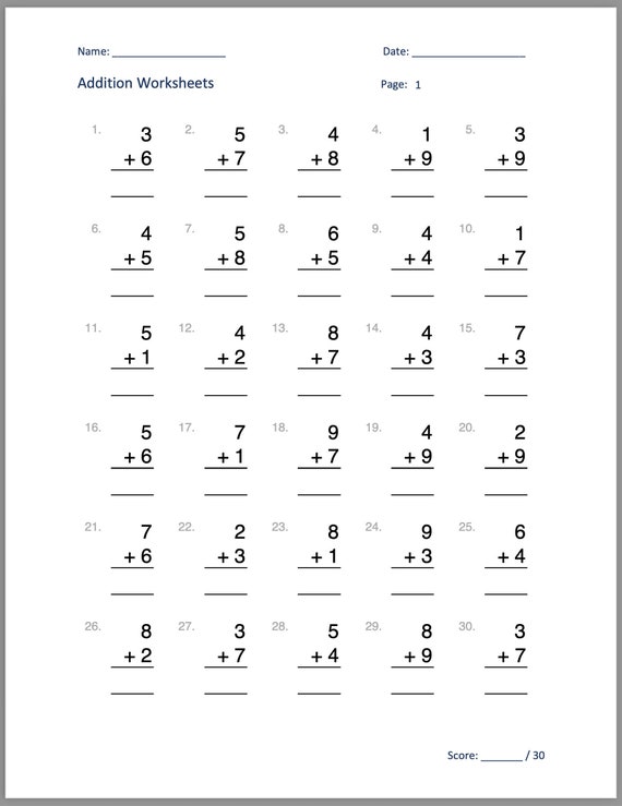 18 Best Images Of By Addition Worksheet 1 Single Digit Addition