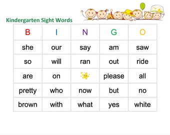K-2, Second Grade Sight Words Bingo, Flash Cards, Printables, 20 Pages ...
