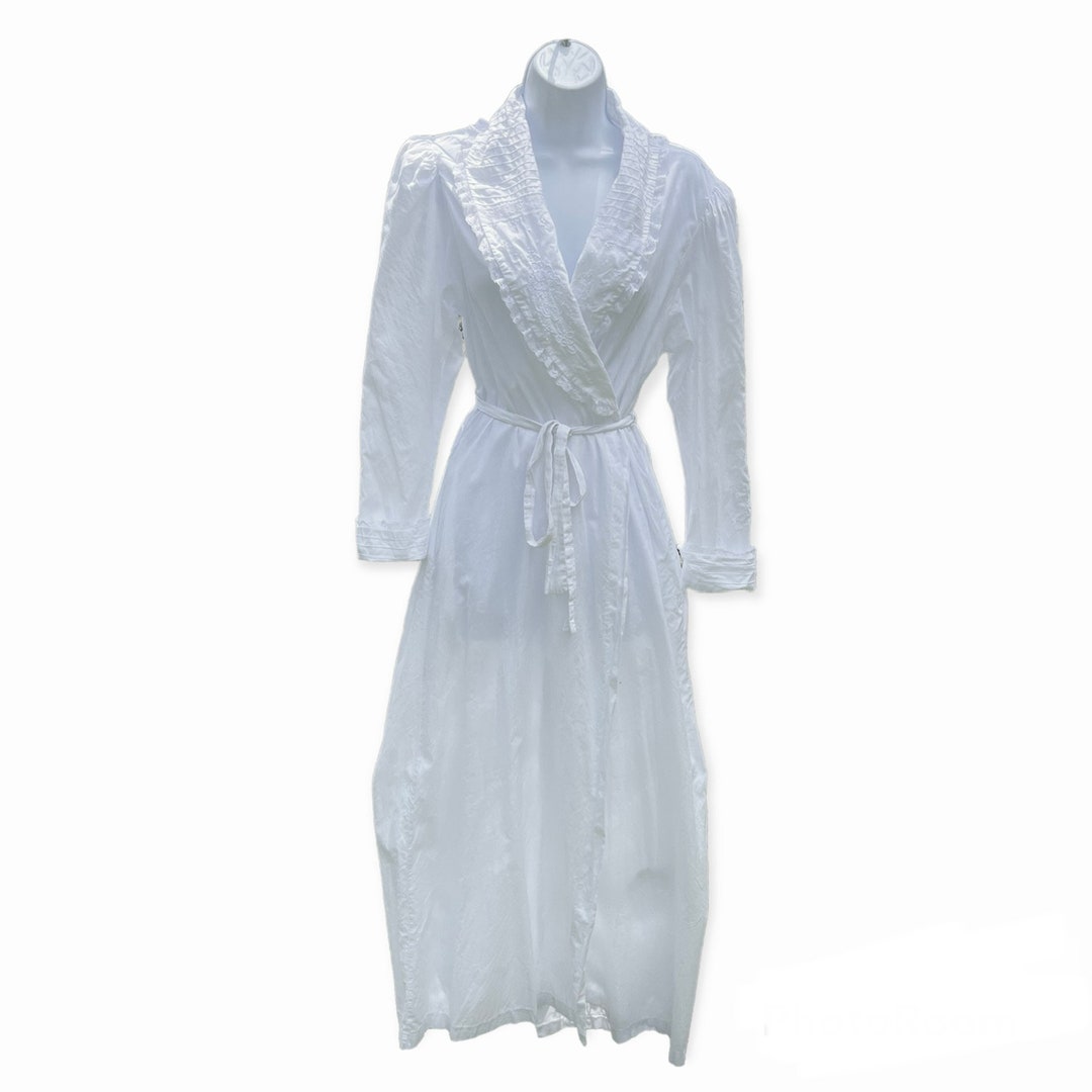 Vintage 1980s Grace Omalley Cottagecore Robe - Etsy