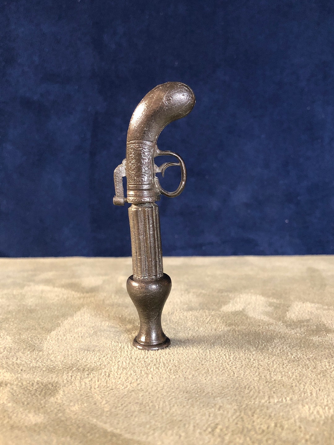 Antique Revolver Pipe Tamper, Solid Fine Pewter - Etsy