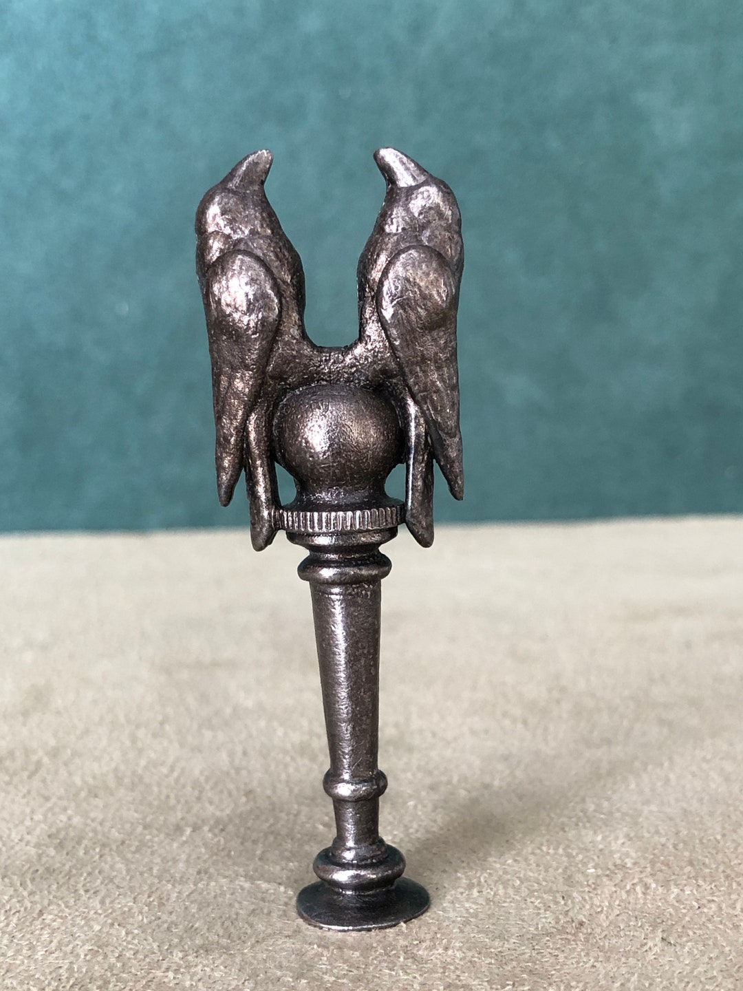 Double Raven Pipe Tamper, Solid Fine Pewter - Etsy