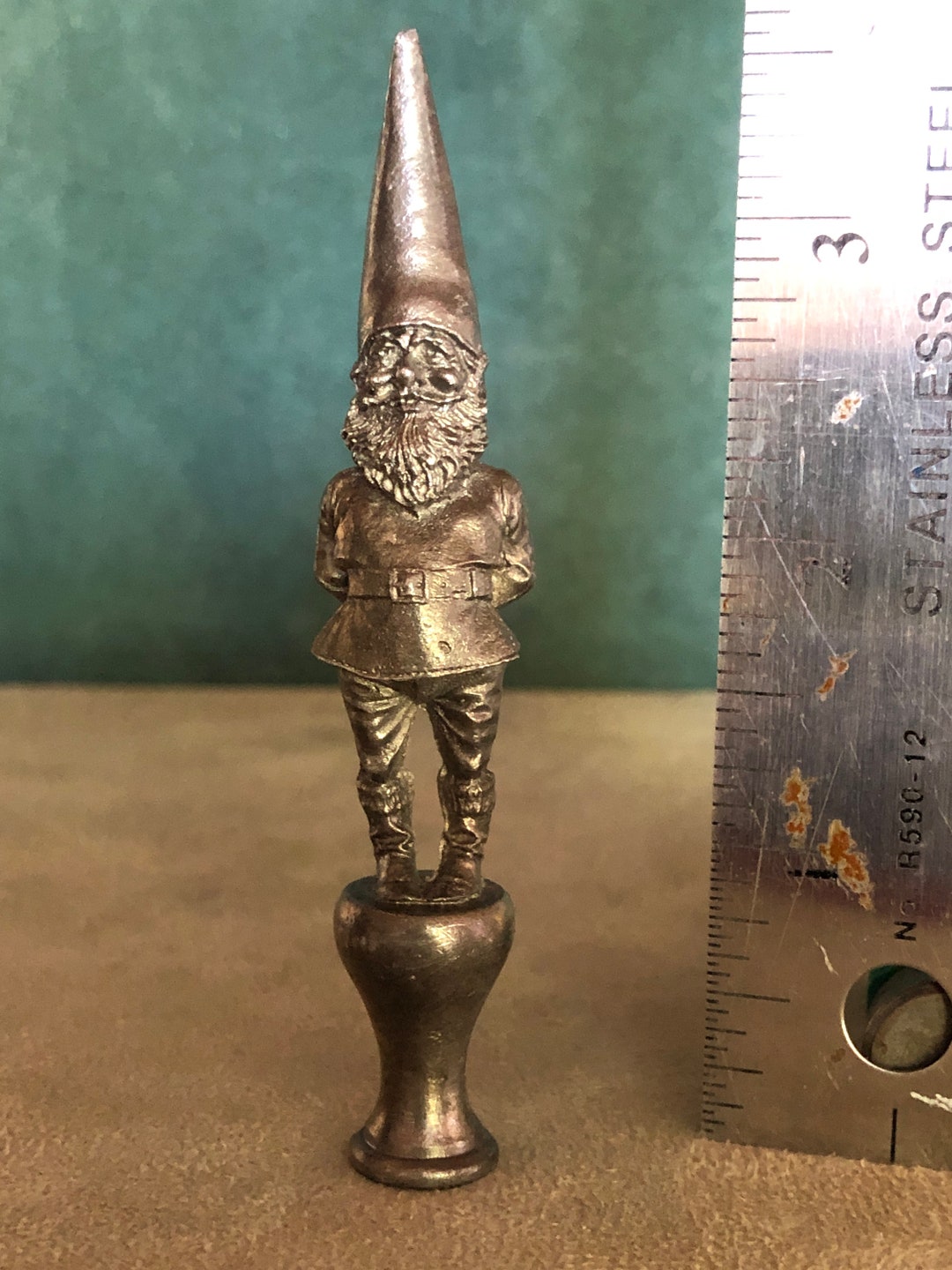 Gnome Pipe Tamper,solid Fine Pewter - Etsy