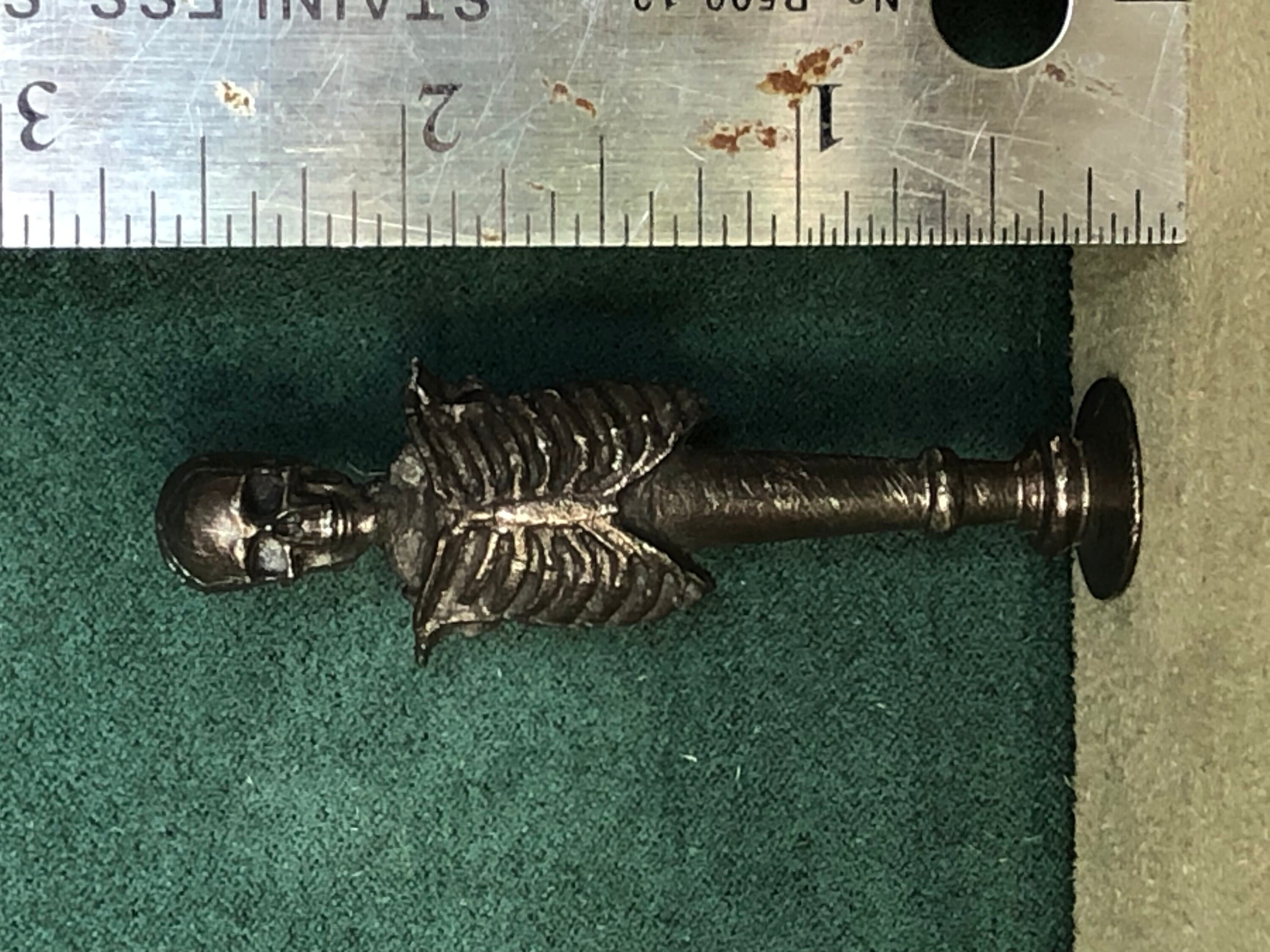 Skeleton Pipe Tamper Solid Fine Pewter - Etsy