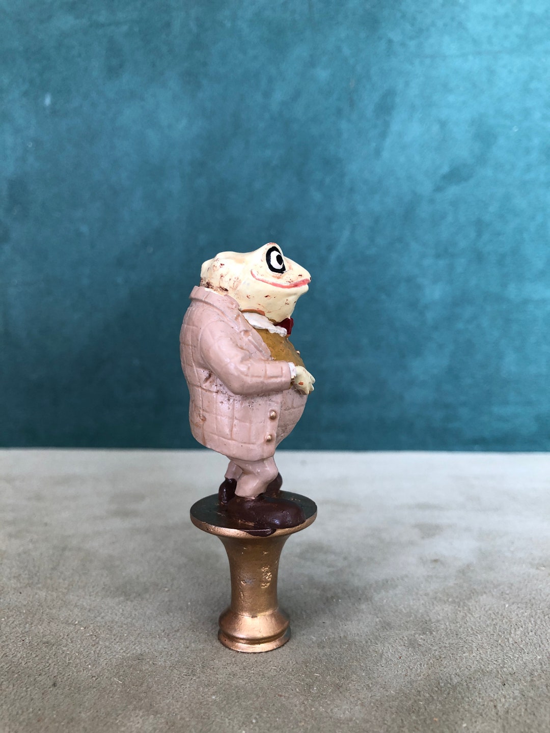 Enamel Painted Mr. Toad Pipe Tamper/figure, Solid Fine Pewter - Etsy