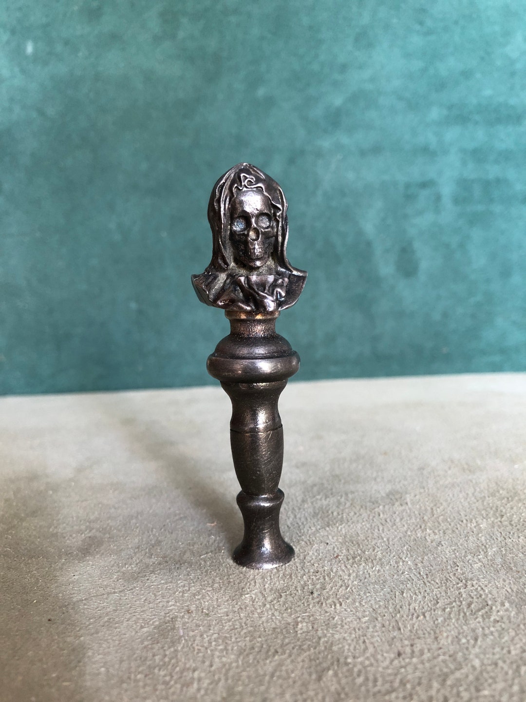 Skeleton Ghost Pipe Tamper, Solid Fine Pewter - Etsy
