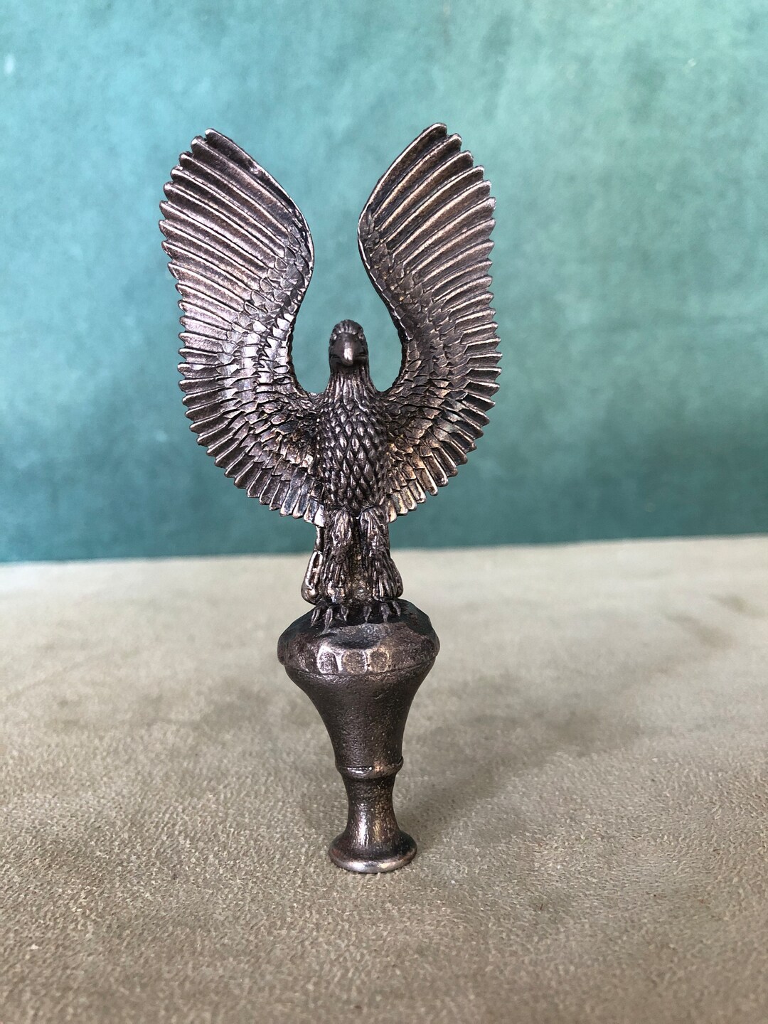 American Bald Eagle With Raised Wings Pipe Tamper, Solid Fine Pewter - Etsy