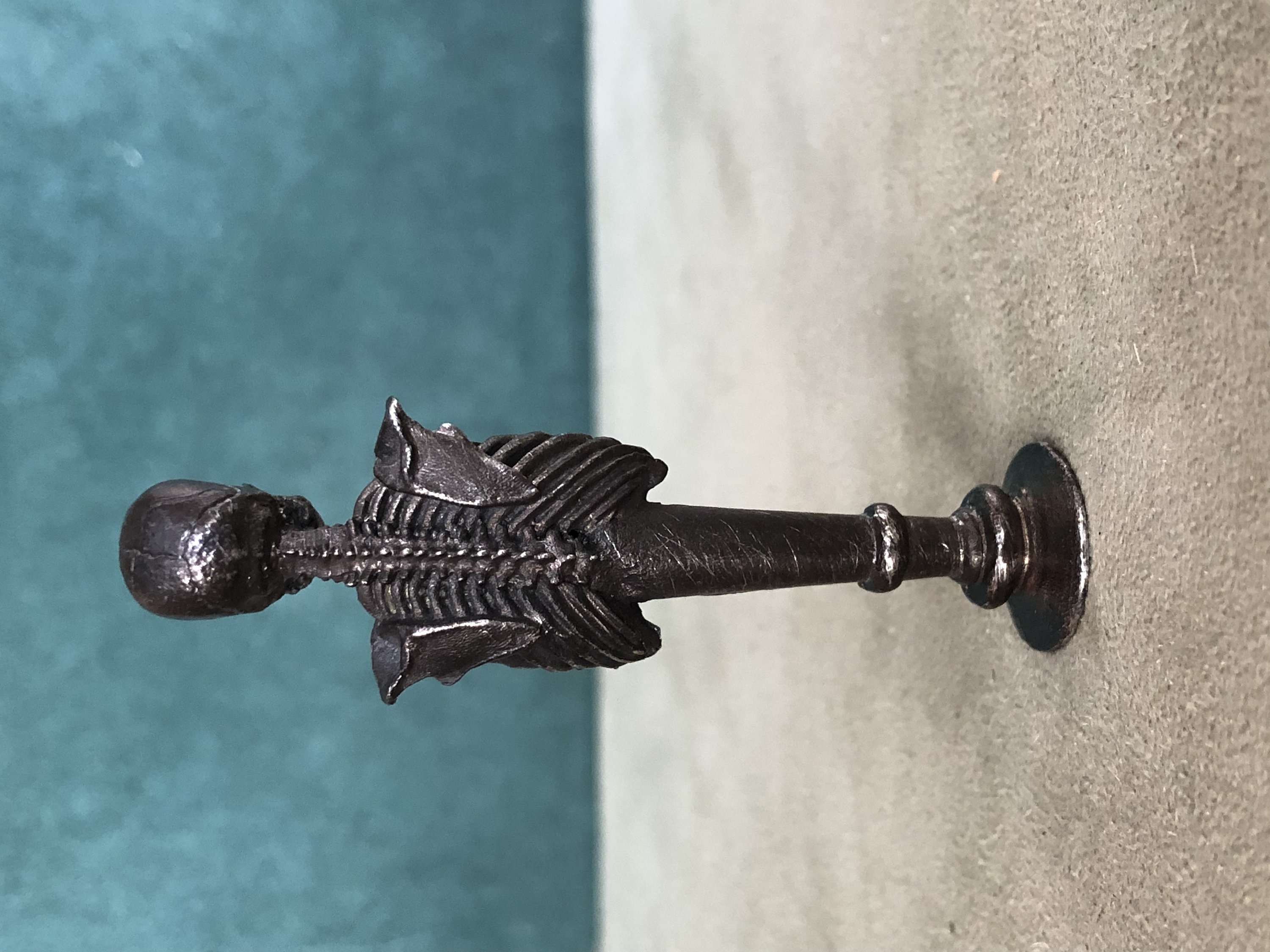 Skeleton Pipe Tamper Solid Fine Pewter - Etsy