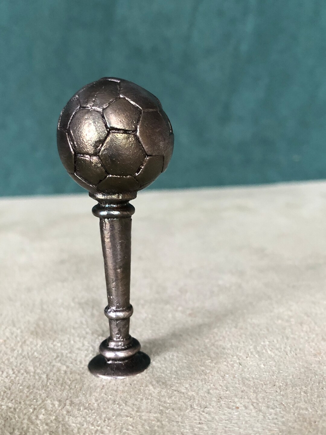Soccer Ball Pipe Tamper, Solid Fine Pewter - Etsy