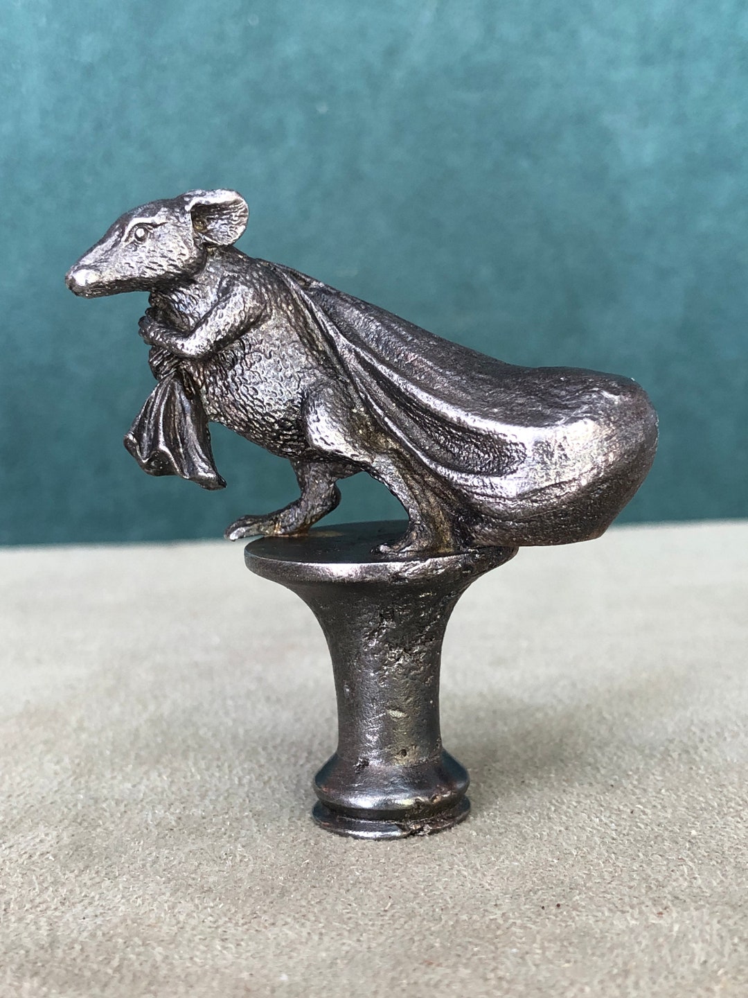 Runaway Road Rat Pipe Tamper/figure, Solid Fine Pewter - Etsy