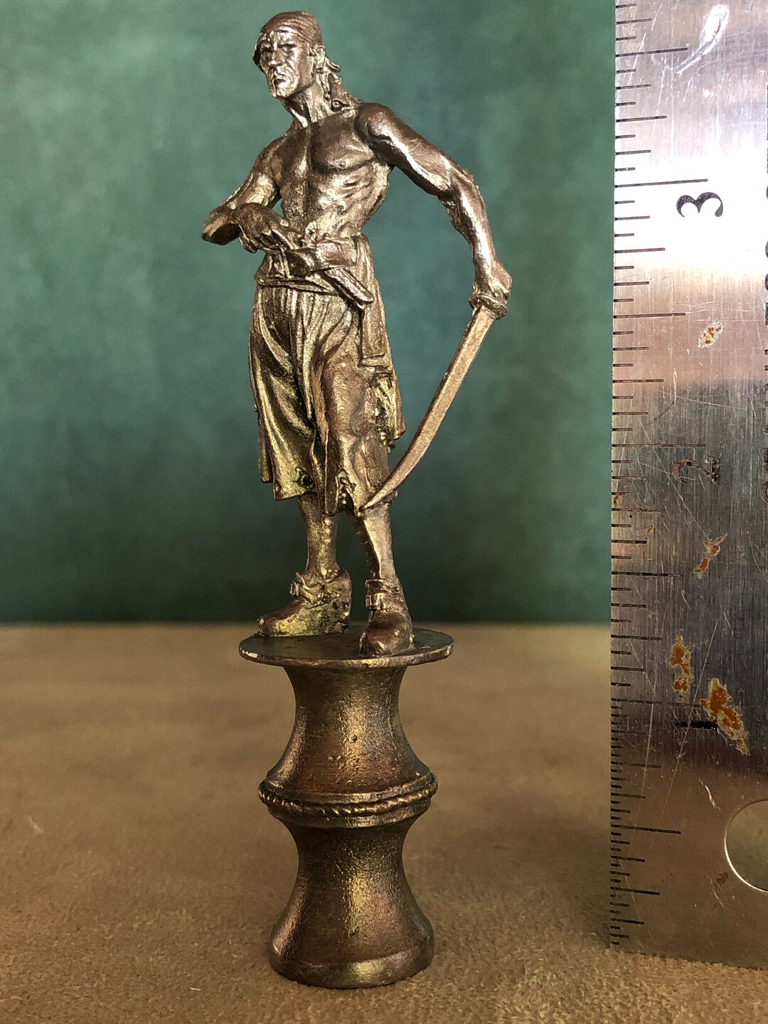 Pirate With Sword and Gun Pipe Tamper, Solid Fine Pewter - Etsy