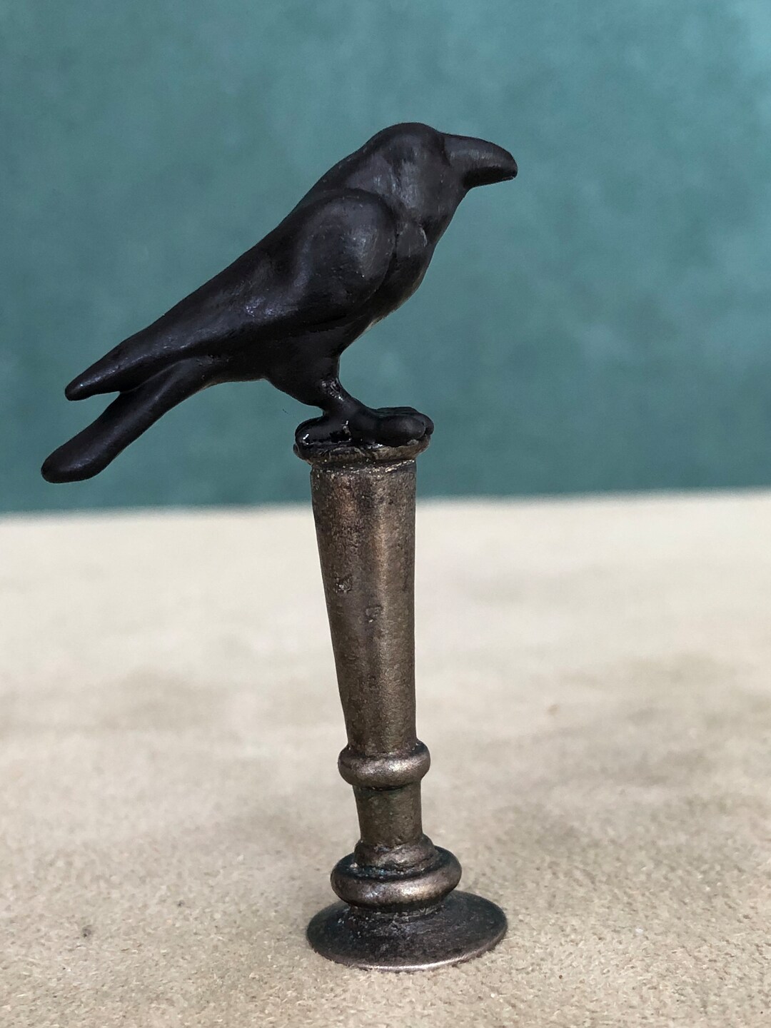 Black Raven Pipe Tamper, Solid Fine Pewter - Etsy