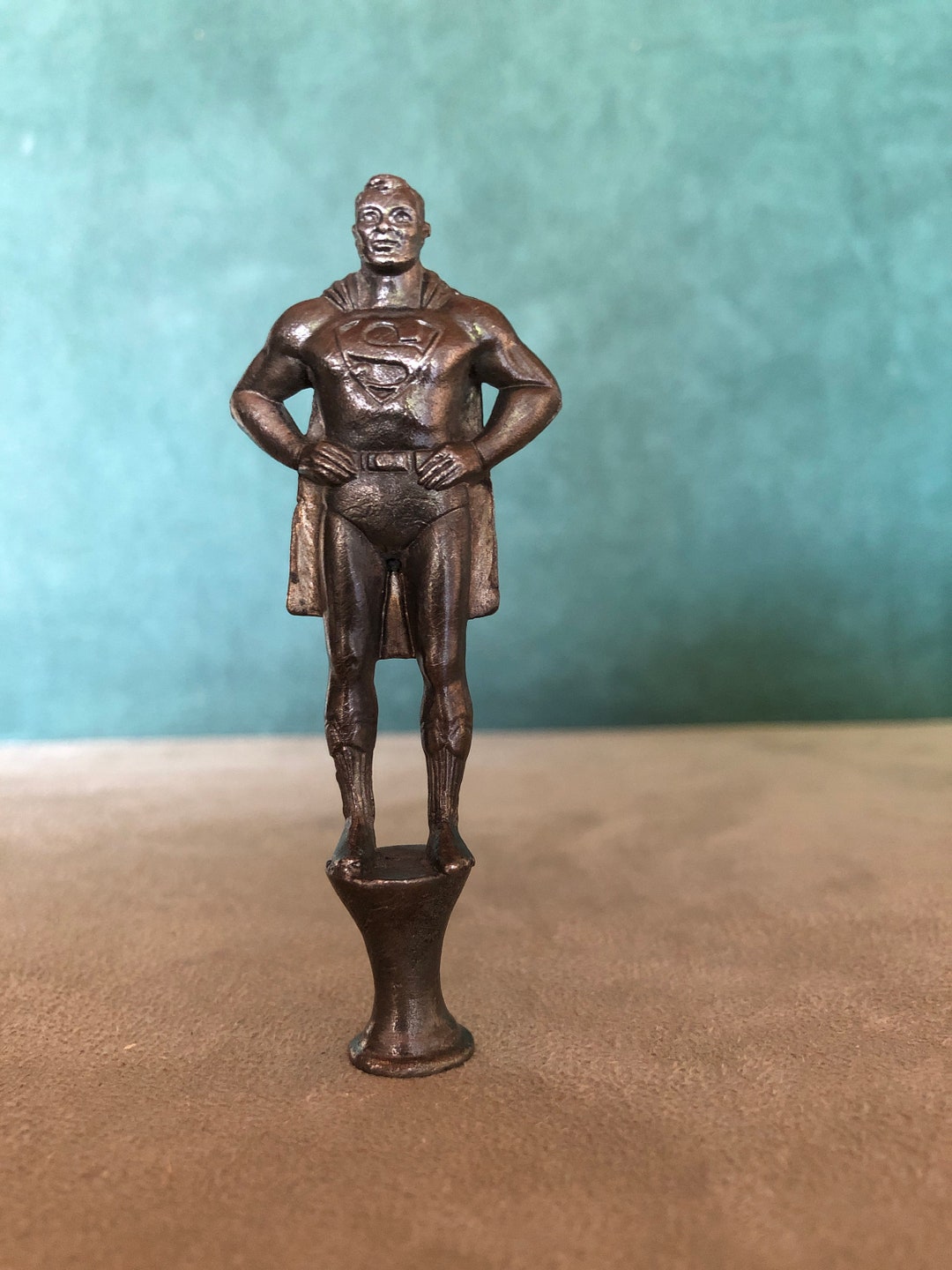 1950's TV Superman Pipe Tamper, Solid Fine Pewter - Etsy
