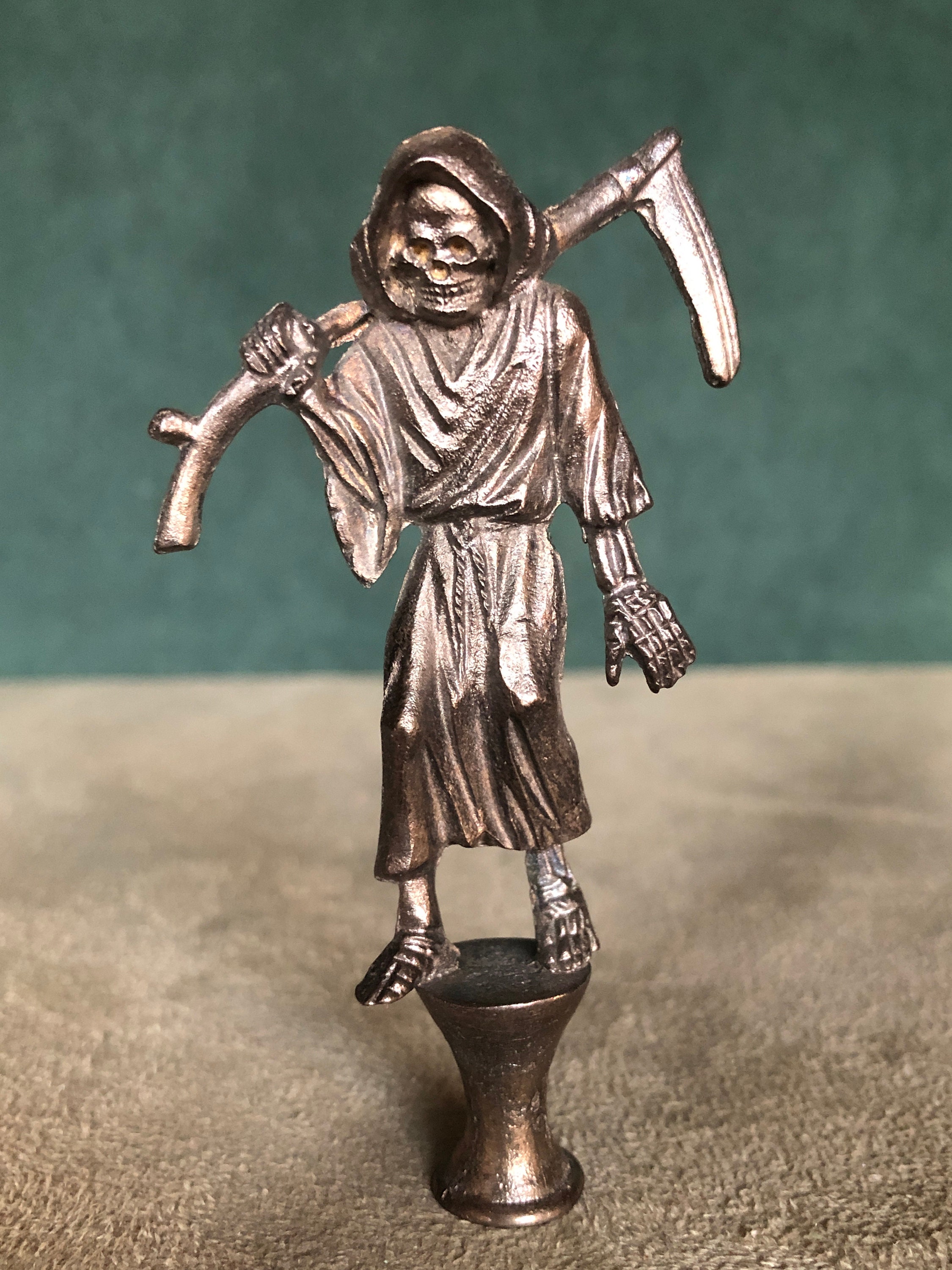 Grim Reaper Pipe Tamper, Solid Fine Pewter - Etsy