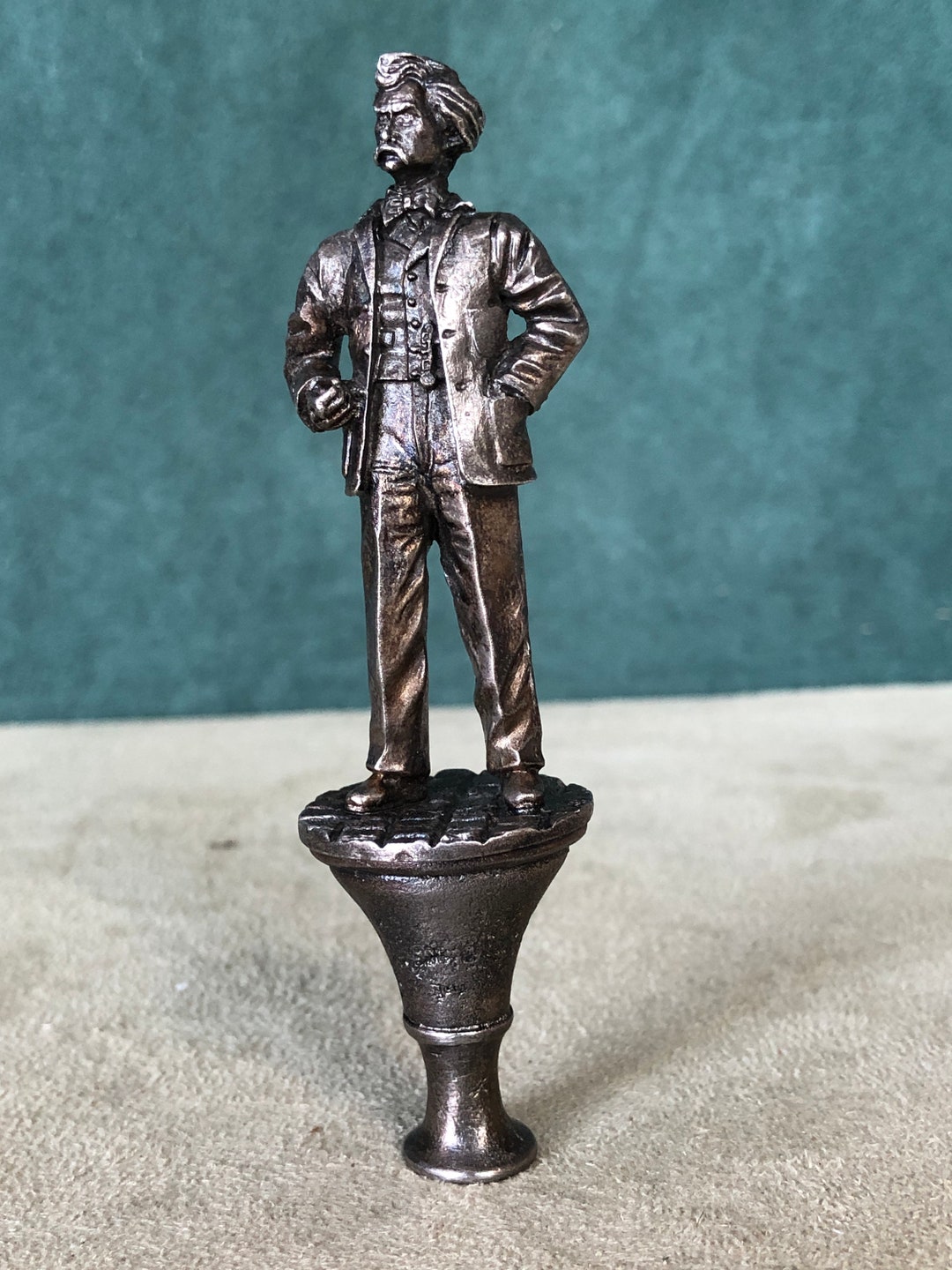 Mark Twain Pipe Tamper, Solid Fine Pewter - Etsy