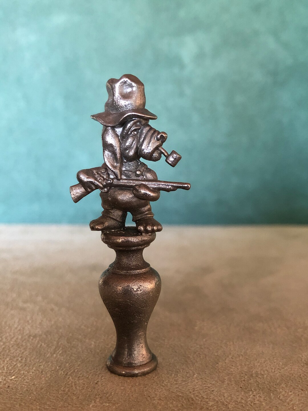 Hunter Hound Dog Pipe Tamper, Solid Fine Pewter - Etsy