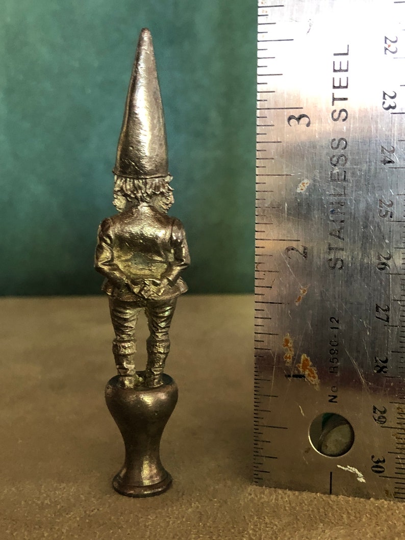 Gnome Pipe Tamper,solid Fine Pewter - Etsy
