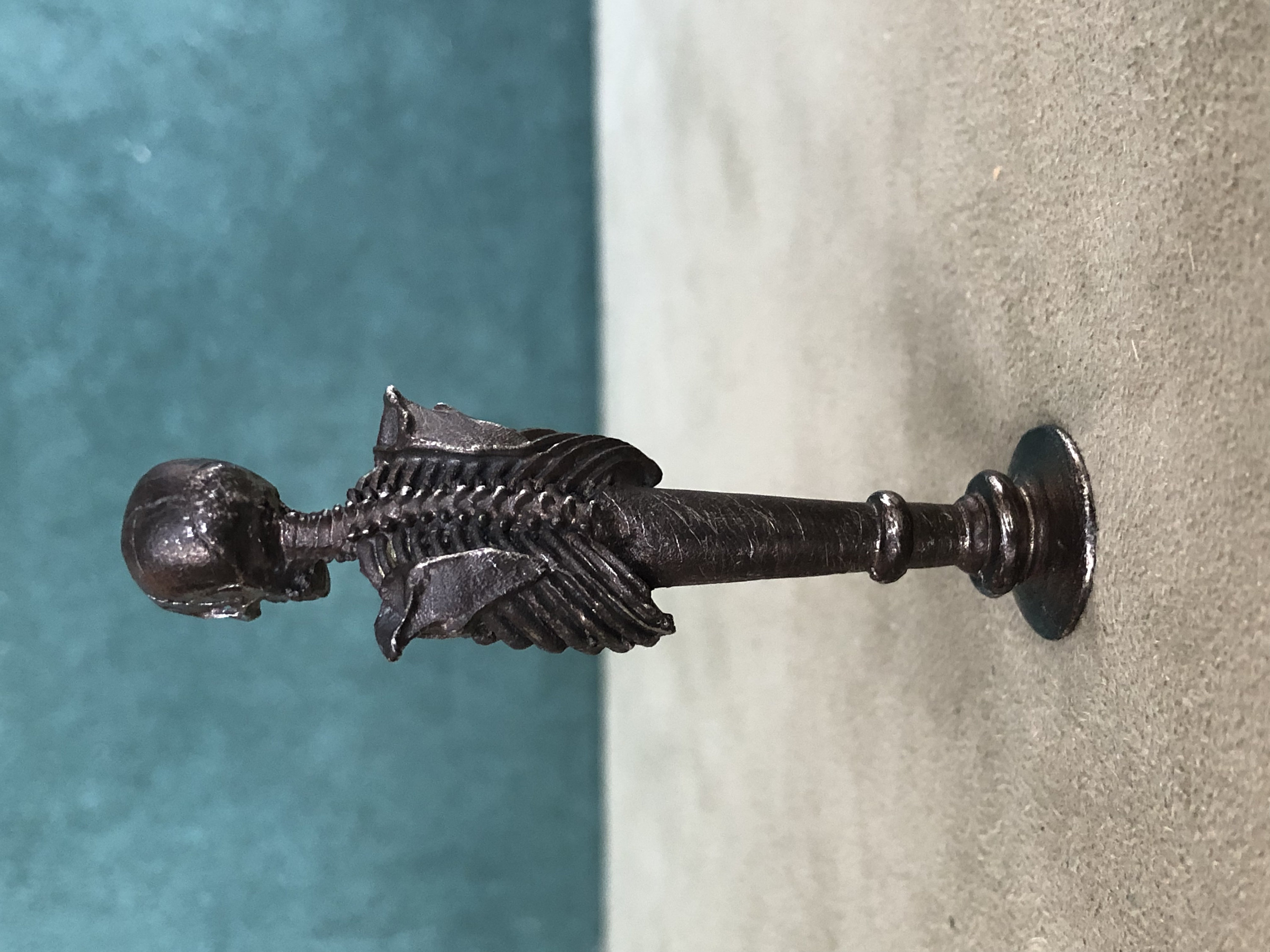 Skeleton Pipe Tamper Solid Fine Pewter - Etsy