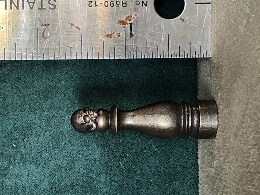 Mini Skull Pipe Tamper, Solid Fine Pewter - Etsy
