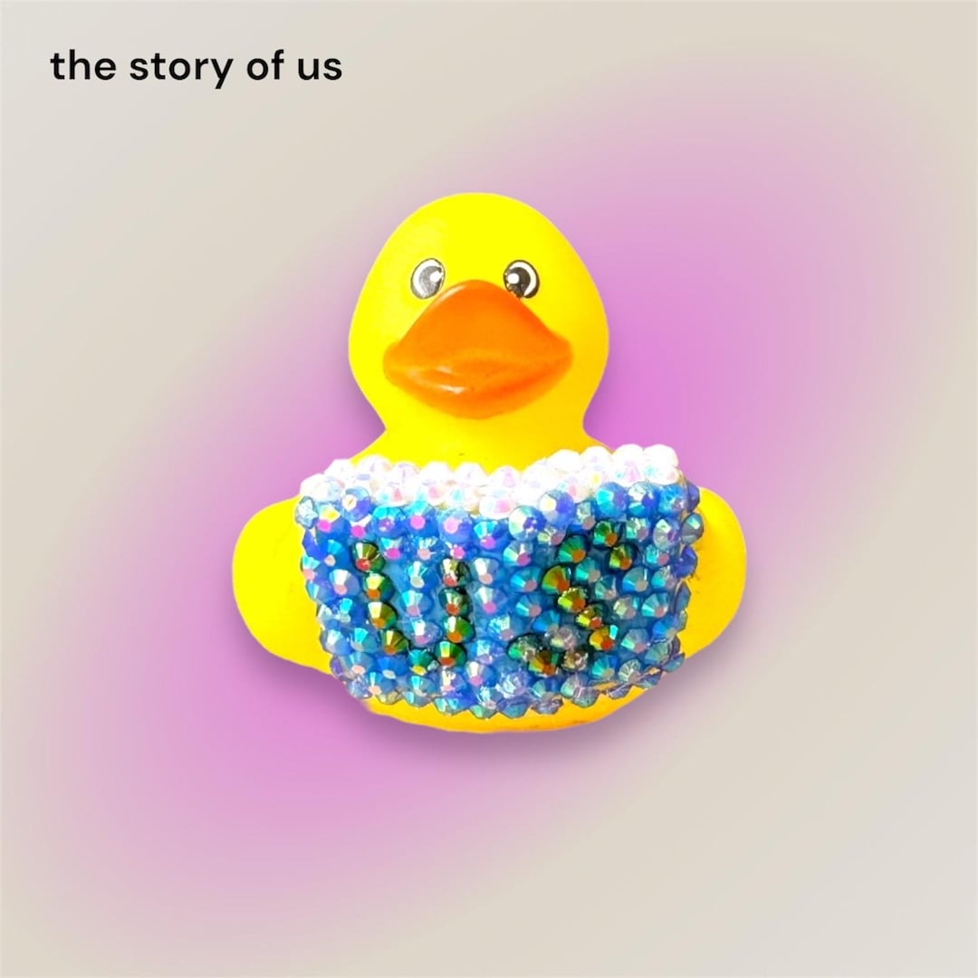 Rhinestone Duck | Book Worm Chick | the Story of Us Rubber Duck ...