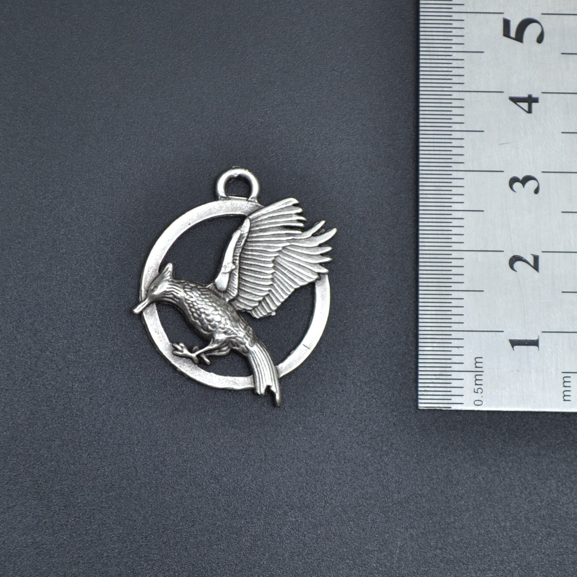 Hunger Games Mockingjay Necklace Personalizable Different Chain Types ...