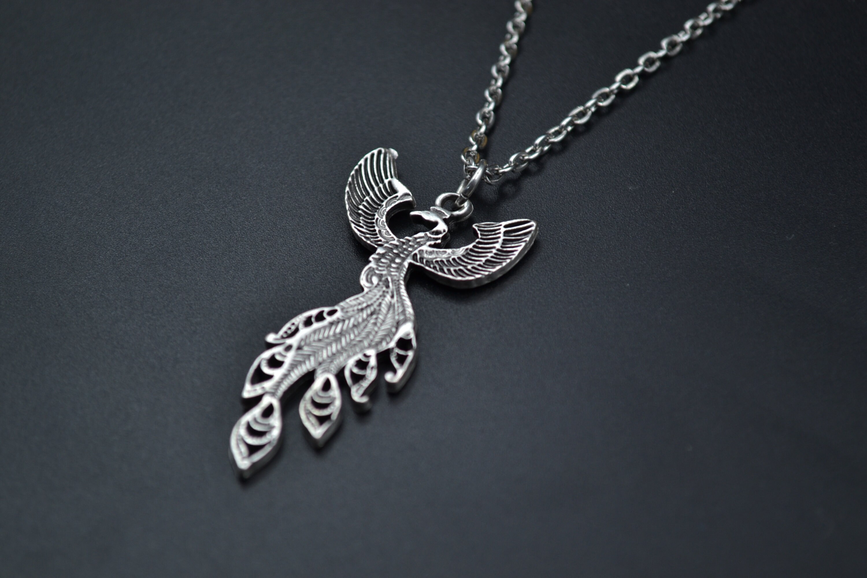 Phoenix Men Women Necklace, Phoenix Necklace, Bird Necklace, Phoenix ...
