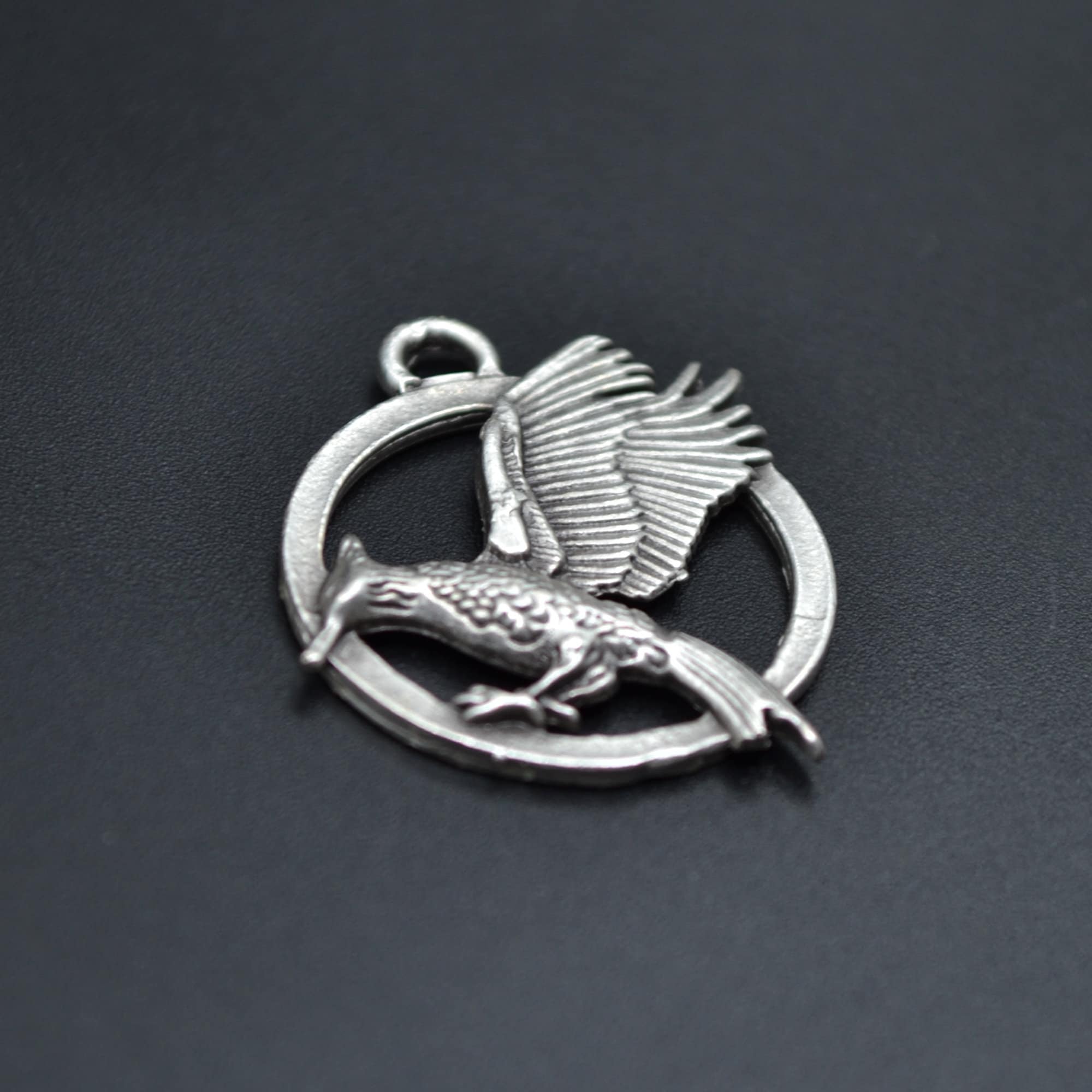 Hunger Games Mockingjay Necklace Personalizable Different Chain Types ...