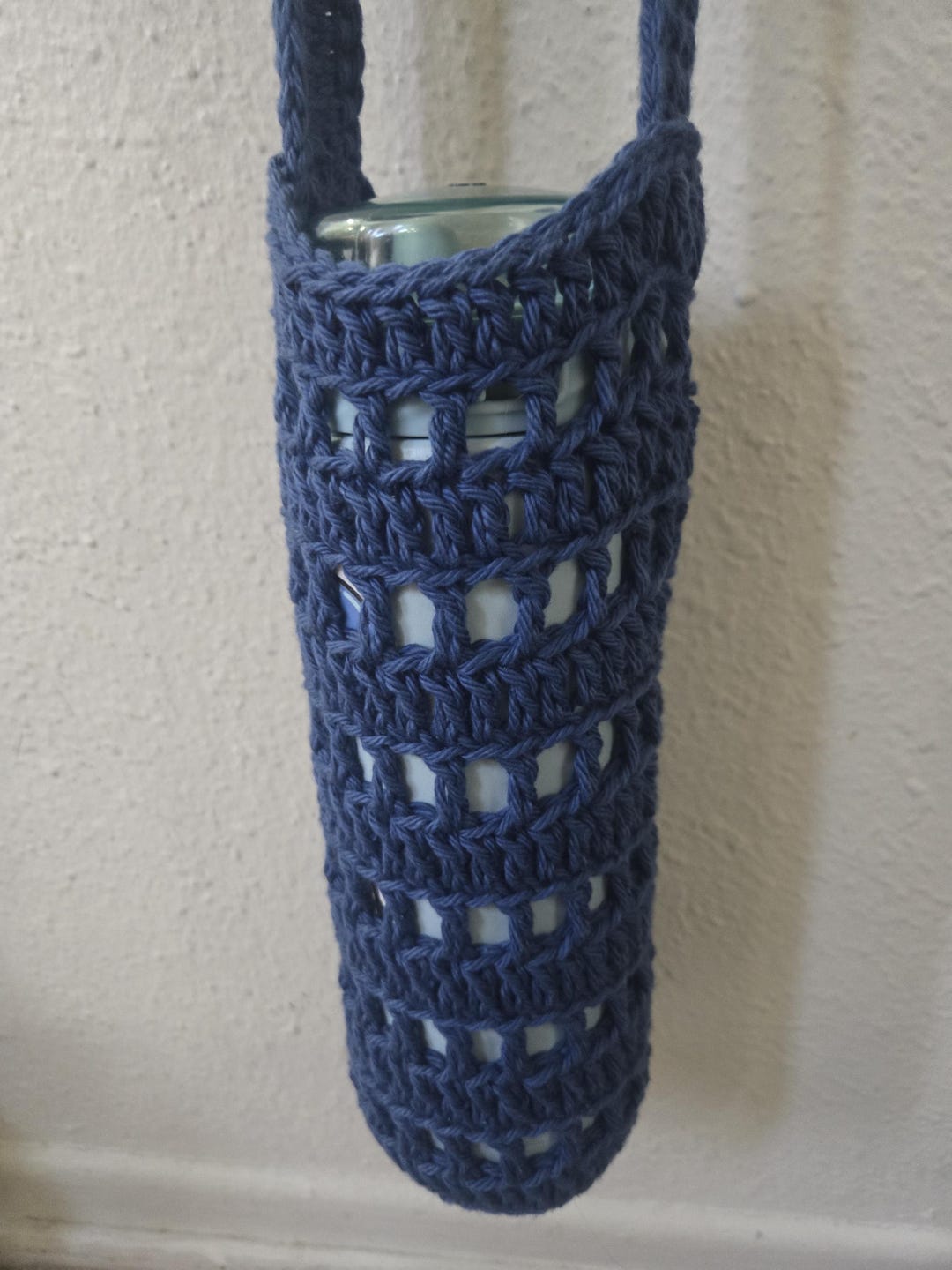 Water Bottle Sling - Navy Blue - Etsy