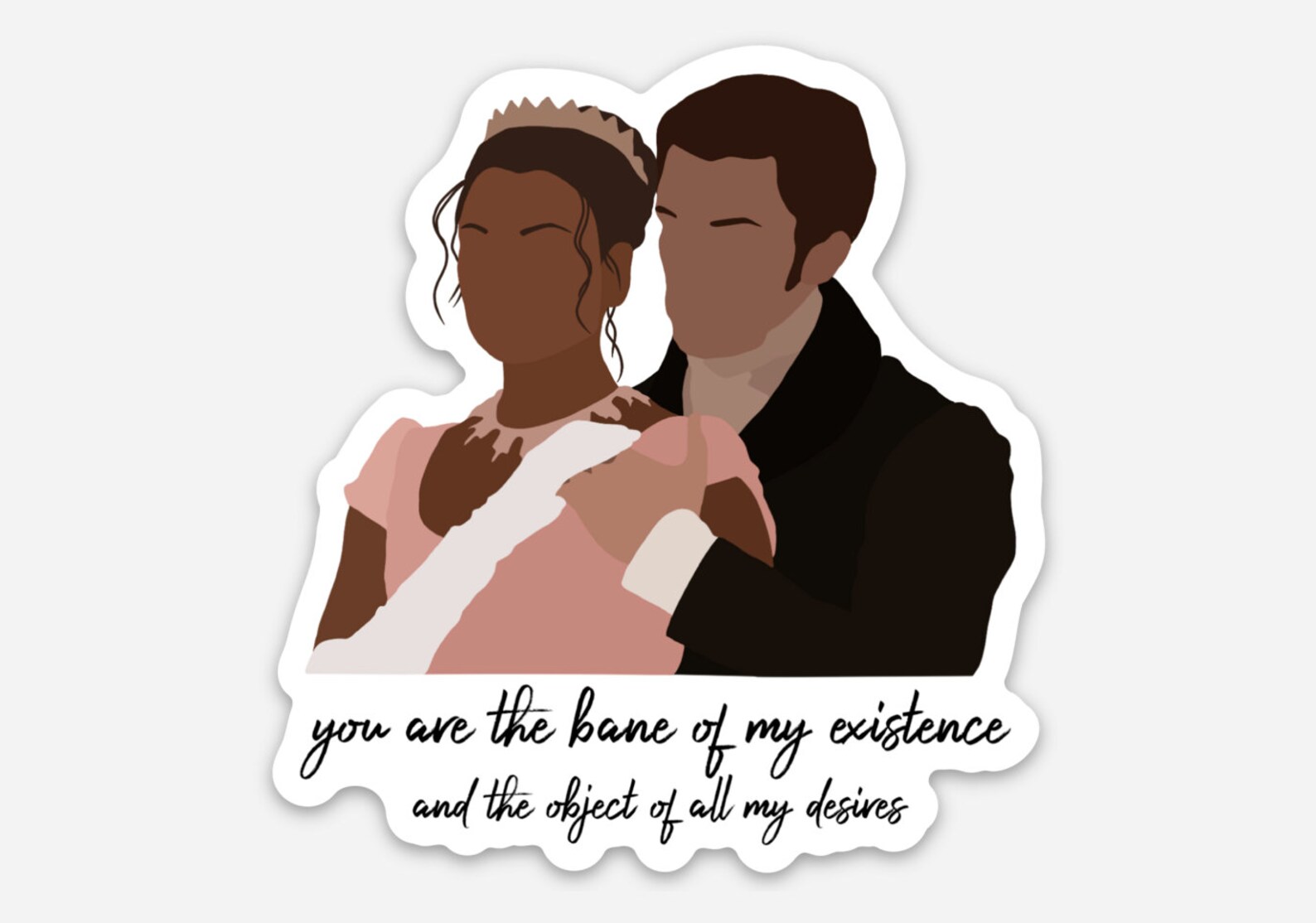 Bridgerton Sticker Anthony Bridgerton and Kate Sharma - Etsy