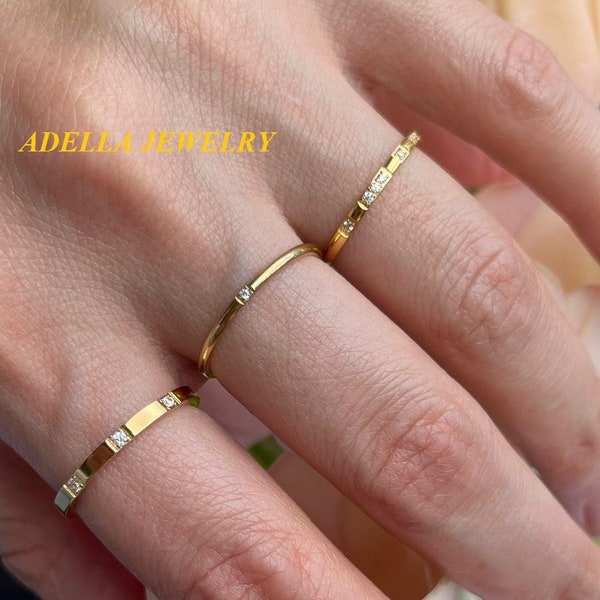 Minimalist Gold Ring - Etsy