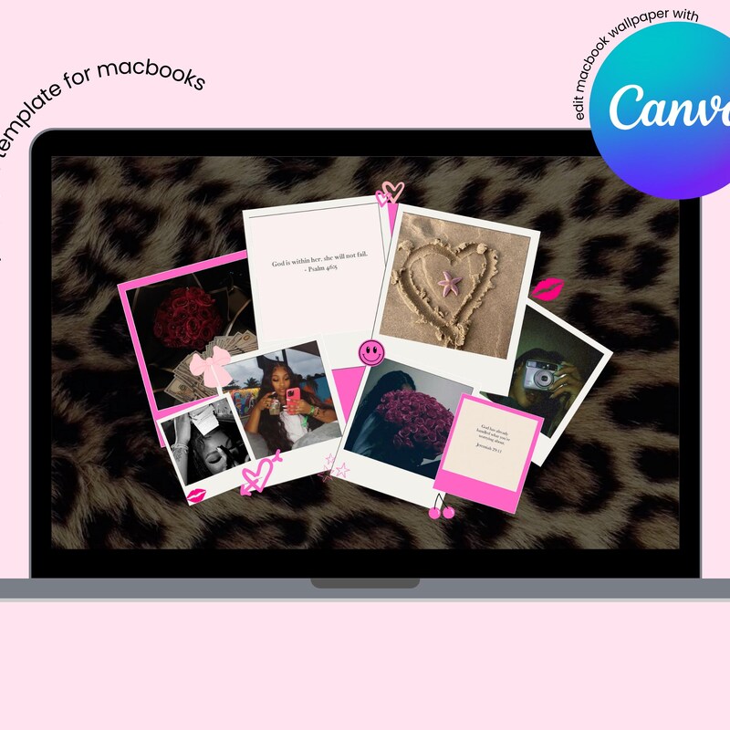 Leopard Print Desktop Wallpaper - Etsy