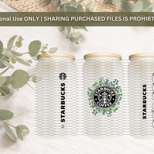 16oz Glass Can Wrap | Glass Can SVG | Png | Sublimation Designs | Glass ...