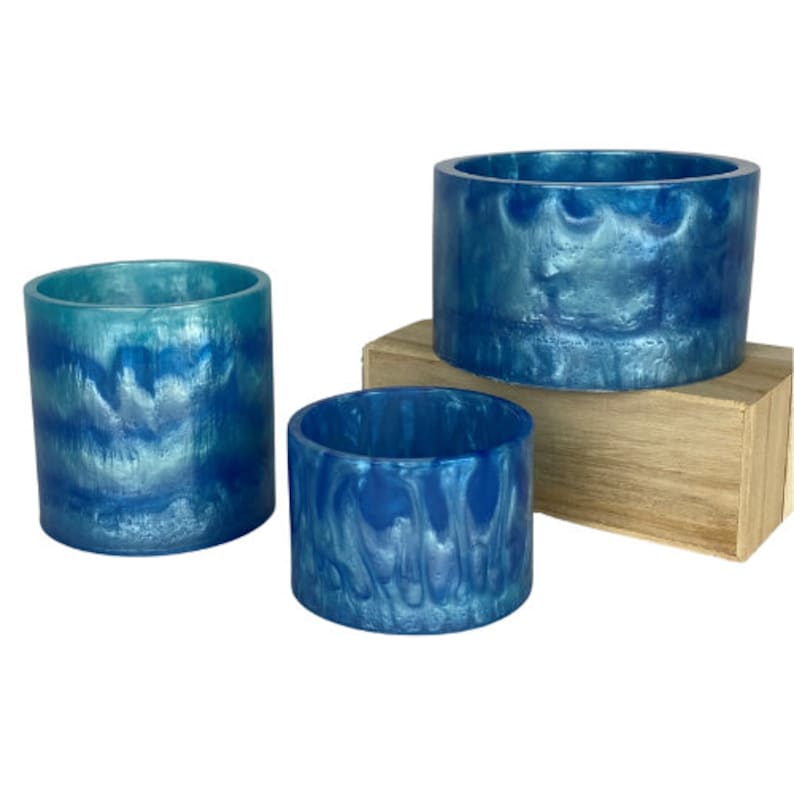 Color Resin Flower Pots - Succulent Pots - Etsy