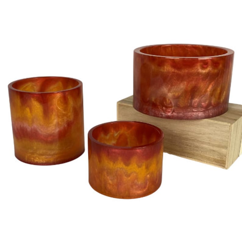 Color Resin Flower Pots - Succulent Pots - Etsy