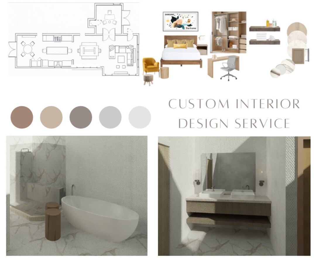 Interior Design-interior Design Service-e-design-custom Interior Design ...