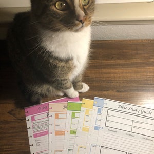 Bible Book Study Planner Inserts - Etsy