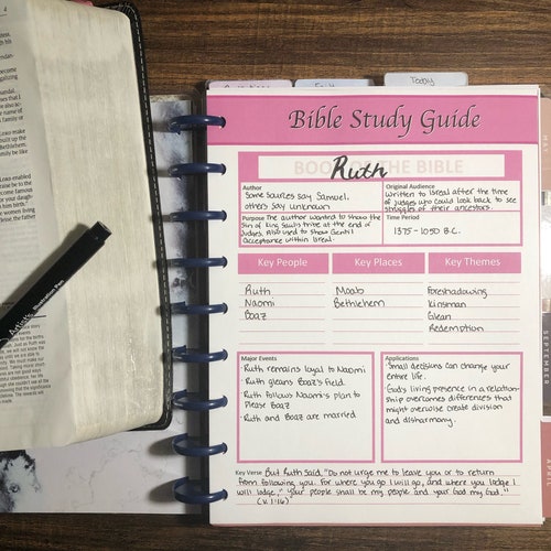 Weekly Bible Study Planner Printable PDF Download Christian - Etsy