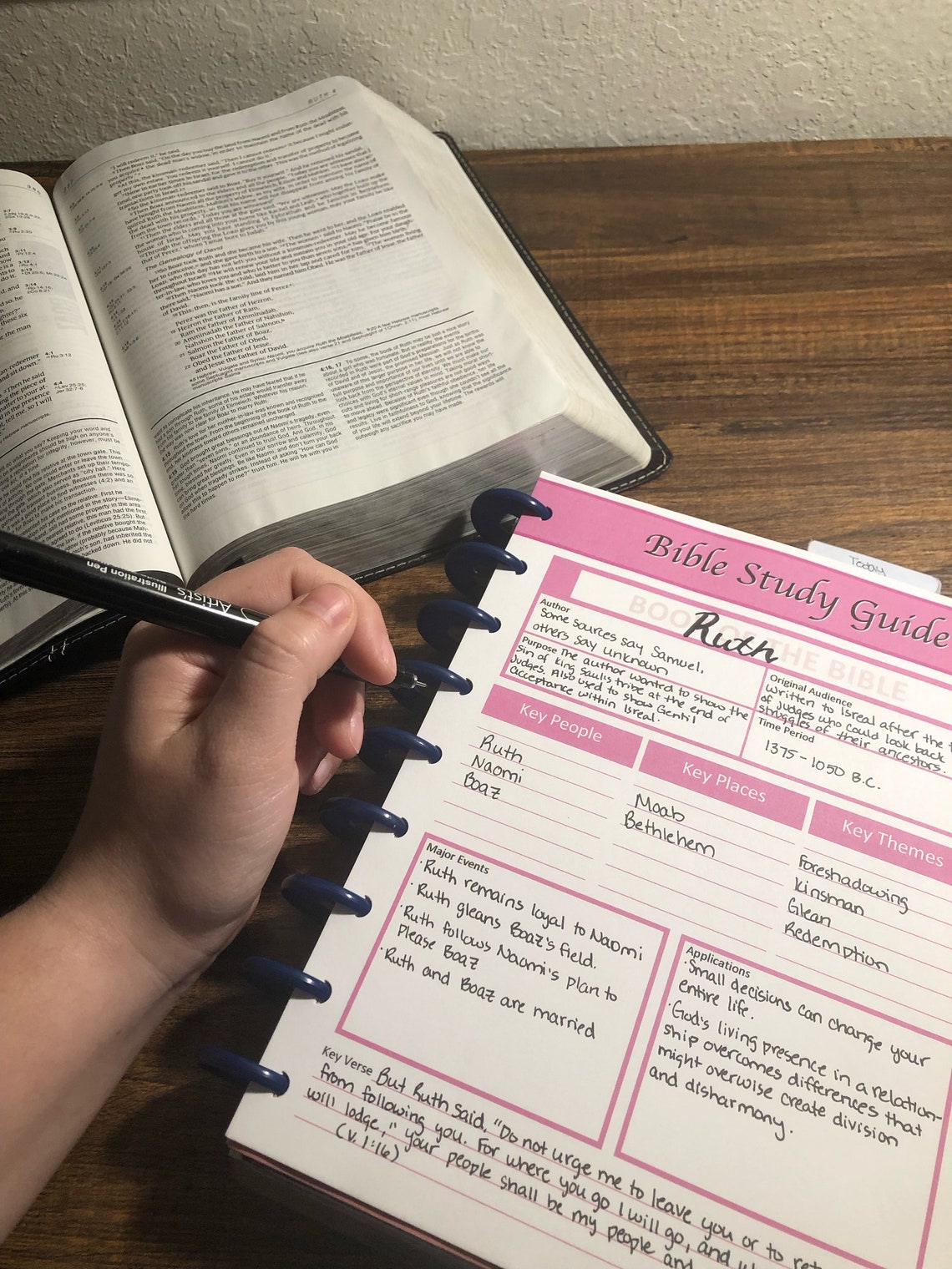 Bible Book Study Planner Inserts - Etsy