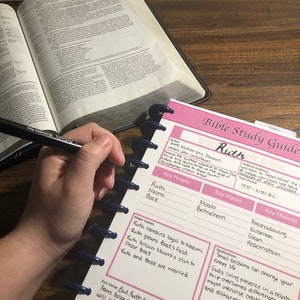 Bible Book Study Planner Inserts - Etsy