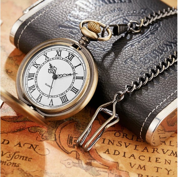 Old Pocket Watch Roman Numerals