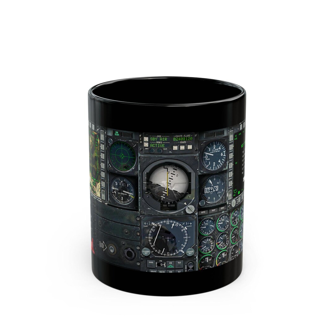 A10 - C Warthog Instrument Panel Pilot Mug - Etsy