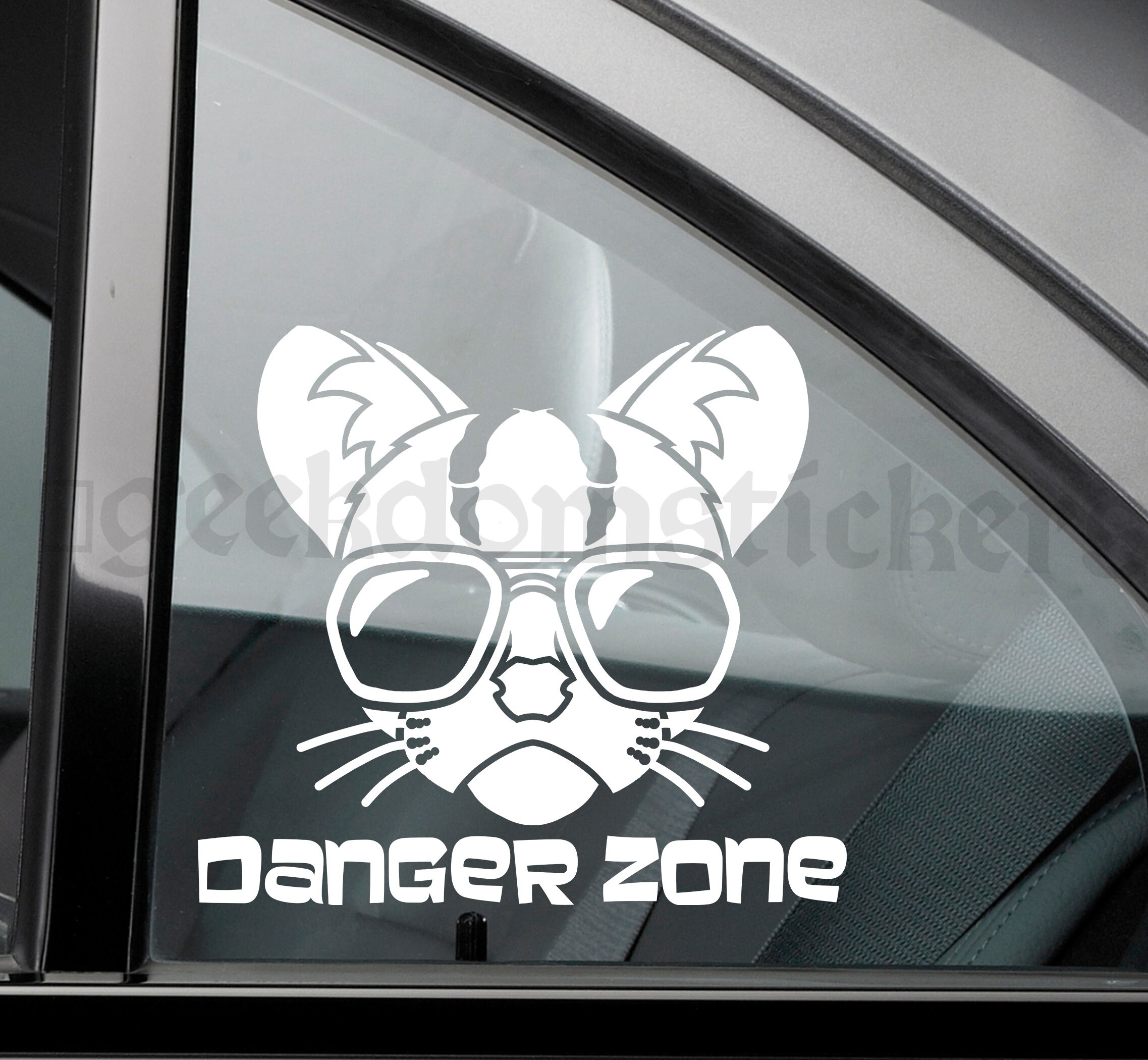 Danger Zone Ocelot Car Decal, Archer Fan Car Decal, Geek Car Decal ...