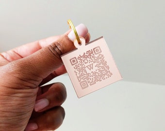 Acrylic Qr Keychain - Etsy