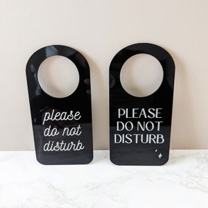 Do Not Disturb Door Hanger | Acrylic Door Tag Hanger | Door Hanger ...