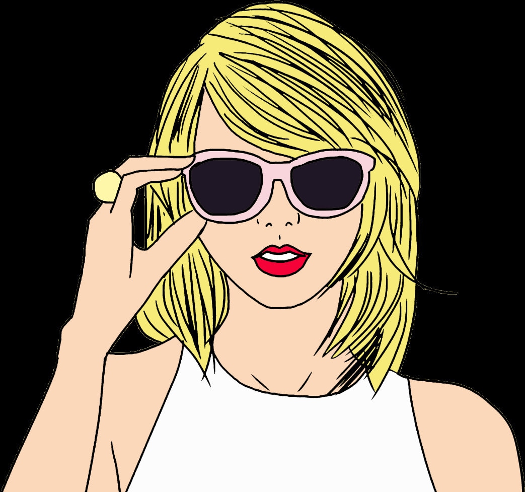 Edible Image Cartoon Taylor Swift - Etsy