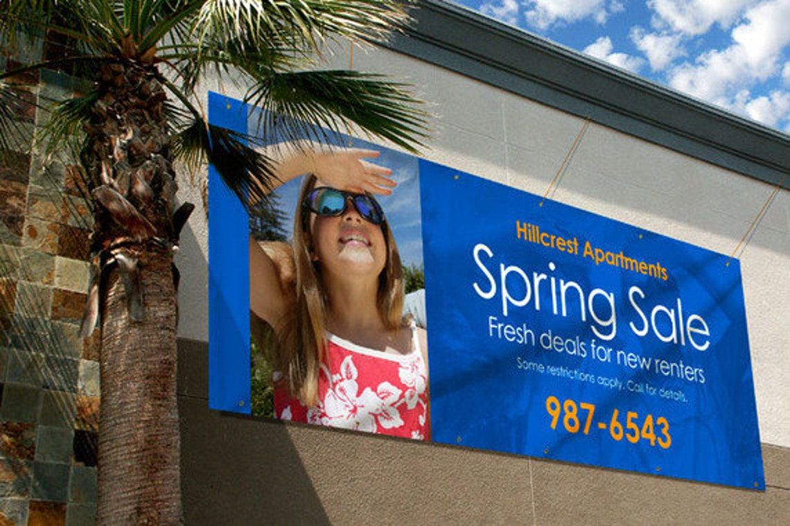 18 Oz Matte Outdoor Banner NEXT DAY TURNAROUND! - Etsy